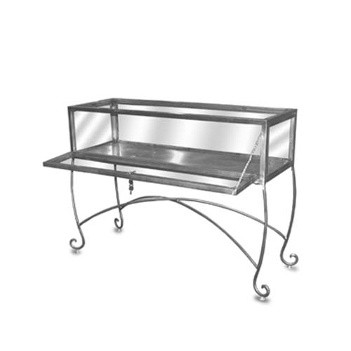 McGowen Displays, Inc | Raw Steel 3 Way Rack